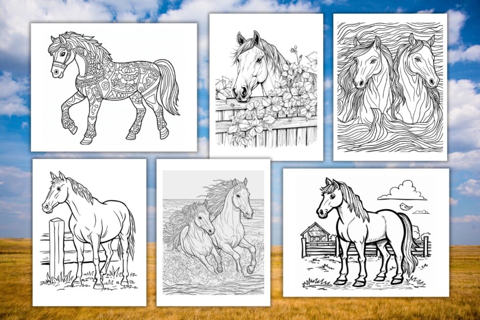 Free Printable Horse Coloring Pages