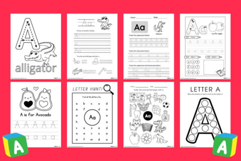 Free Printable Letter A Worksheets