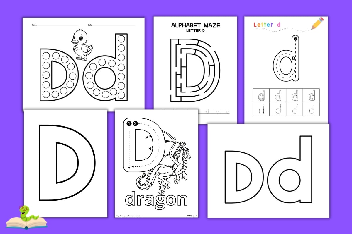 Letter D Printables