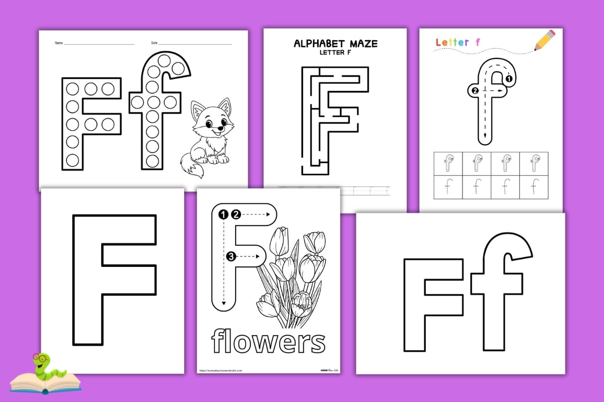 Letter F Printables