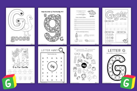 Free Printable Letter G Worksheets
