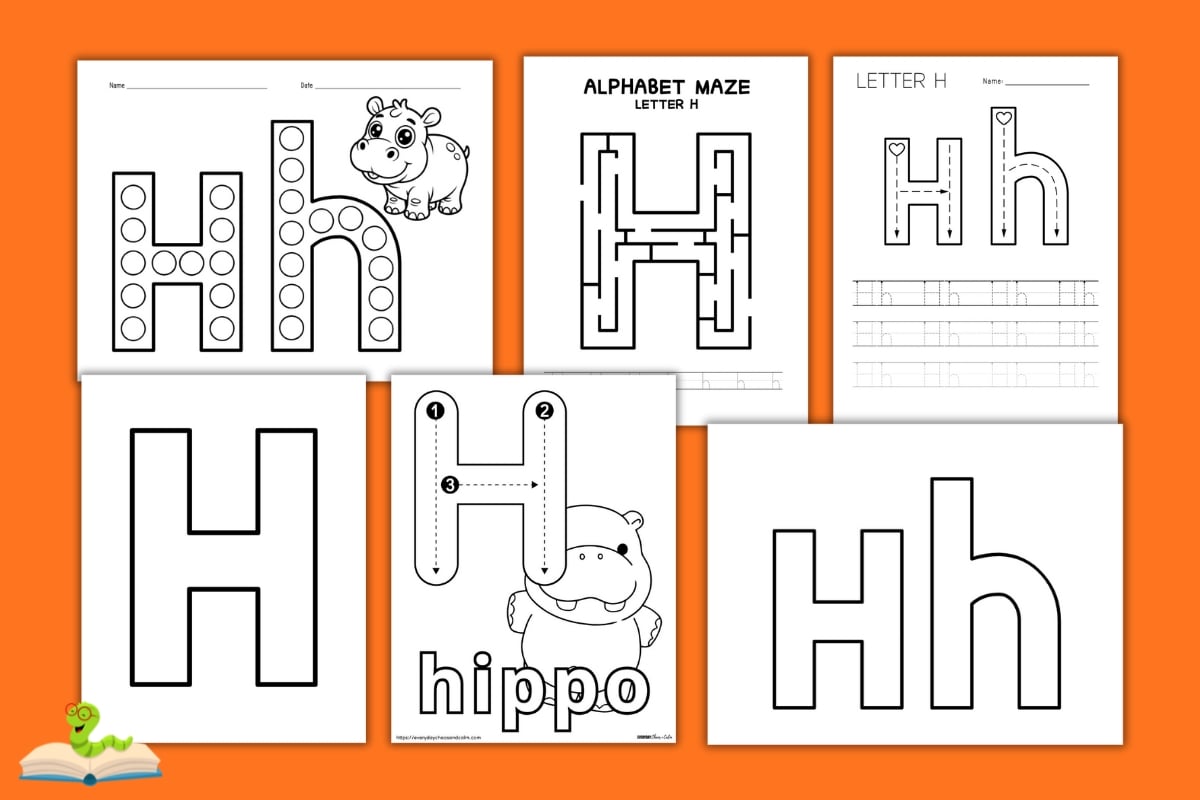 Letter H Printables