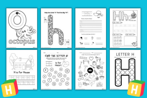 Free Printable Letter H Worksheets
