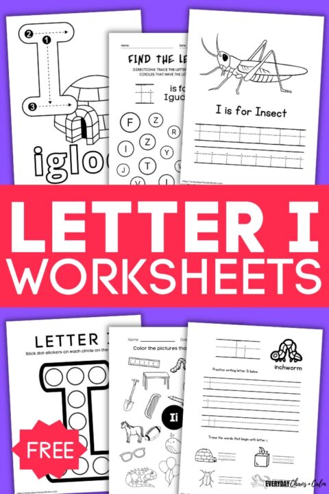 Free Printable Letter I Worksheets