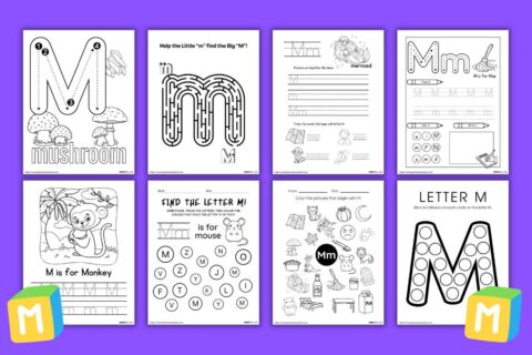 Free Printable Letter M Worksheets