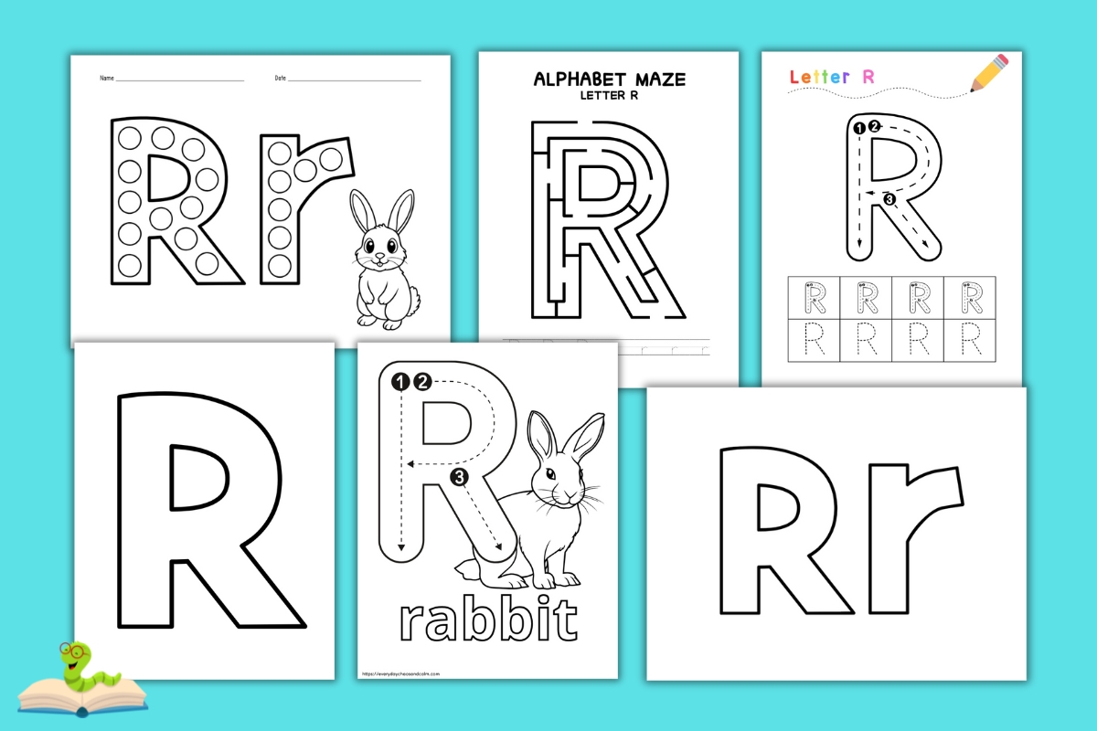 Letter R Printables
