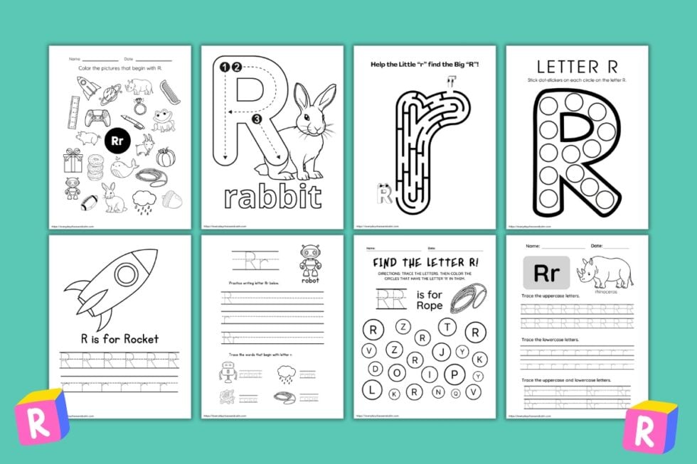 Letter Worksheets - Everyday Chaos And Calm