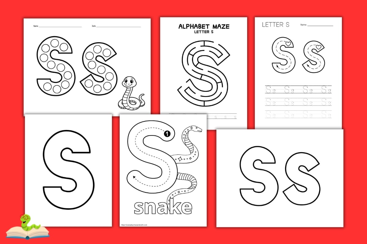 Letter S Printables