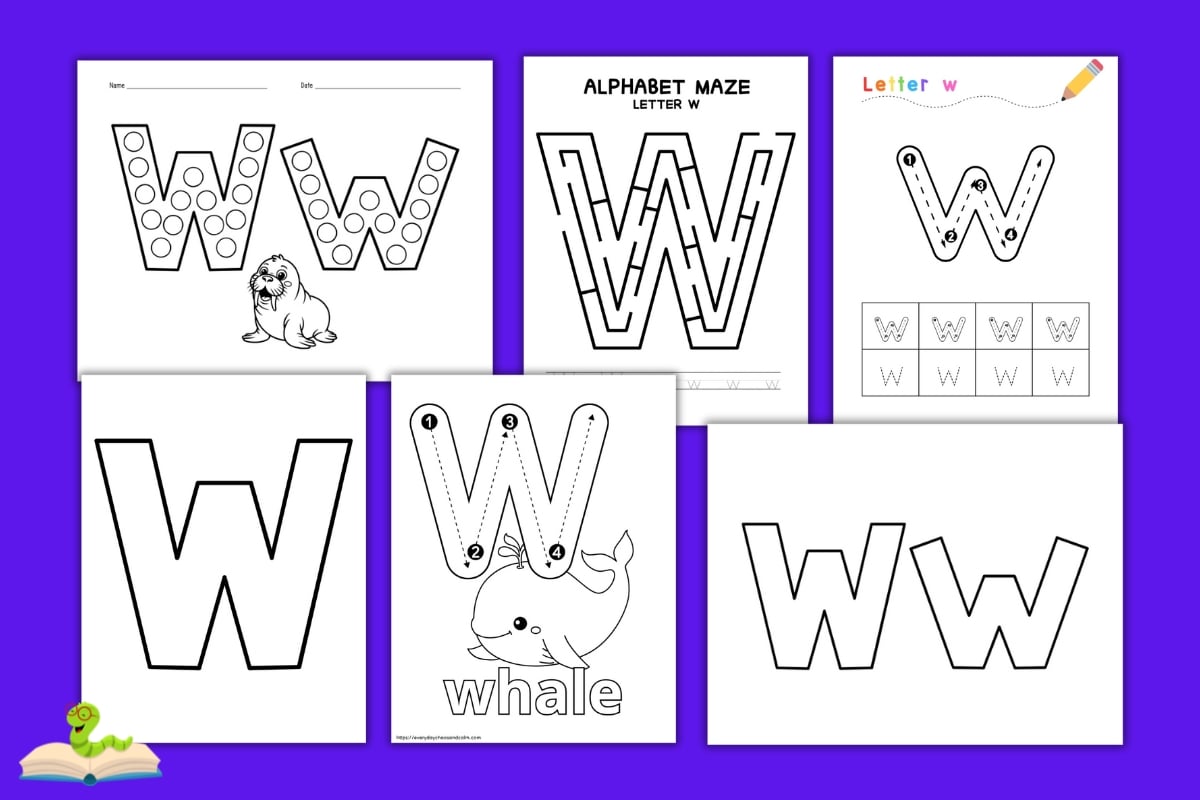 Letter W Printables