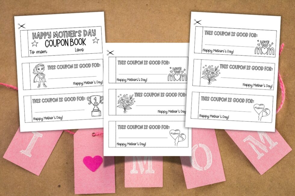 Free Printable Mother's Day Coupons For Mom!