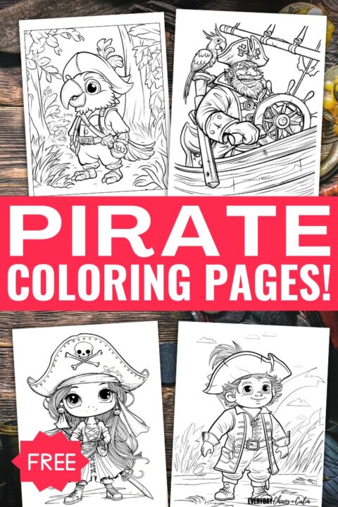 Free Pirate Coloring Pages For Kids