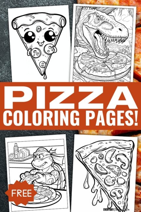 Free Printable Pizza Coloring Pages