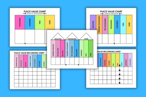 Free Printable Place Value Charts
