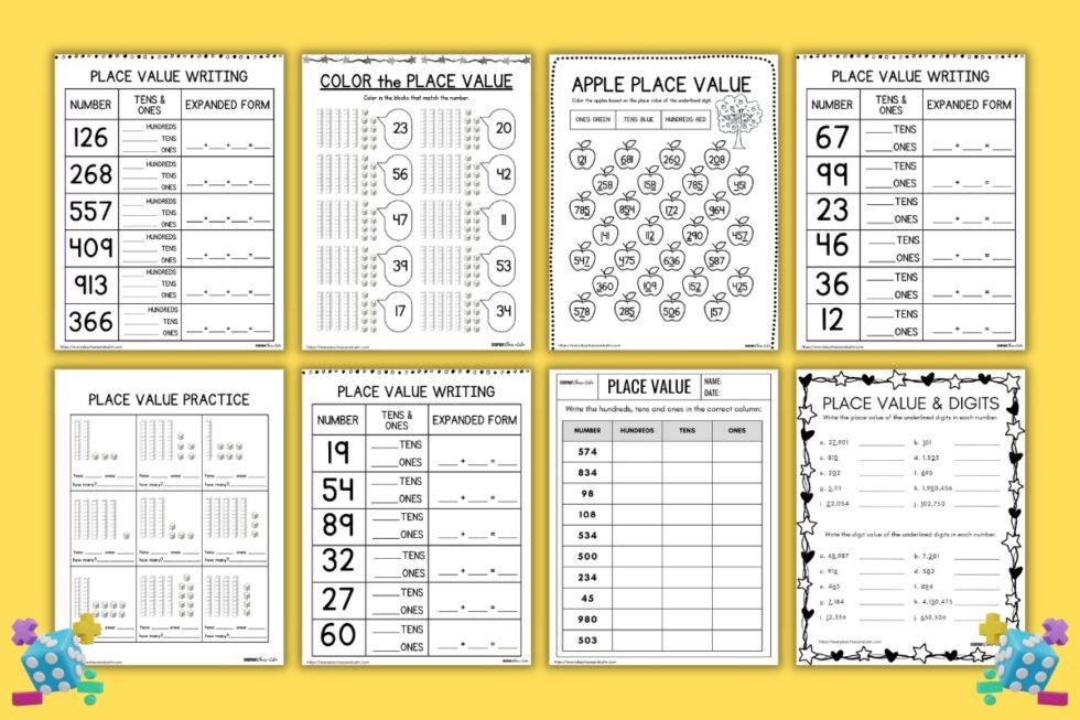 Free Printable Place Value Worksheets