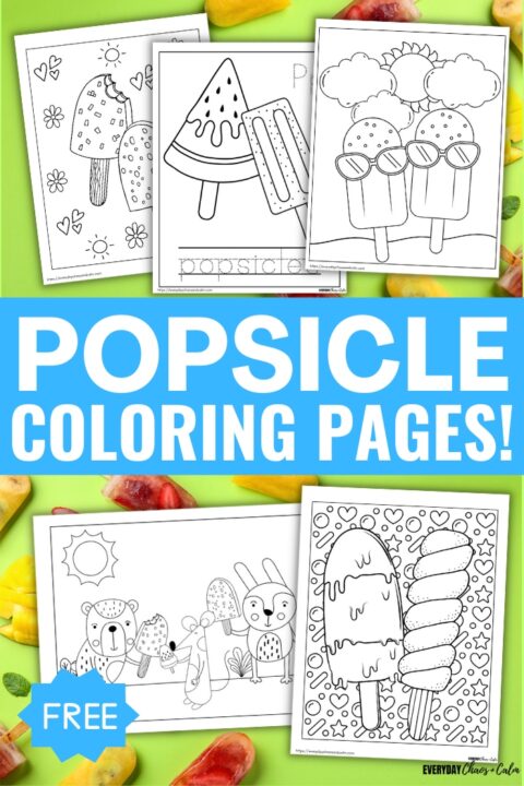 Free Popsicle Coloring Pages For Kids