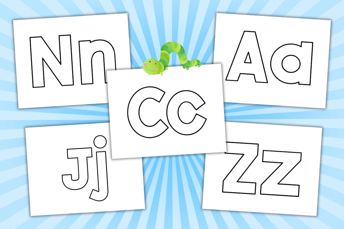 Free Printable Blank Alphabet Templates