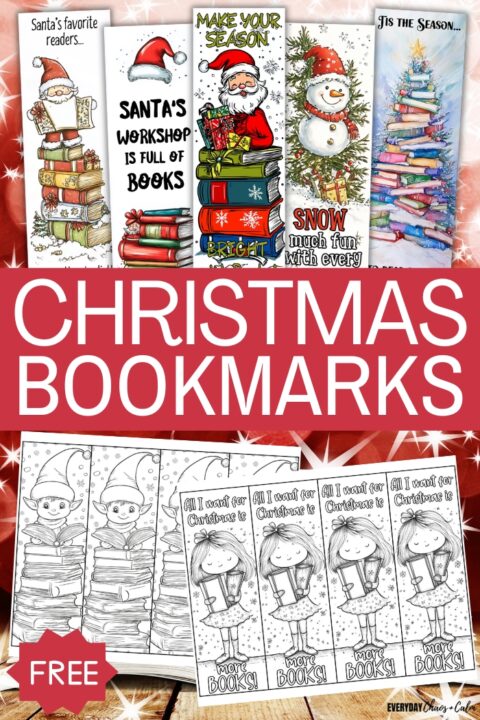 Free Printable Christmas Bookmarks