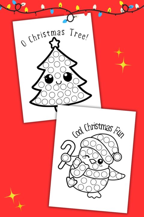 Free Christmas Dot Marker Printables