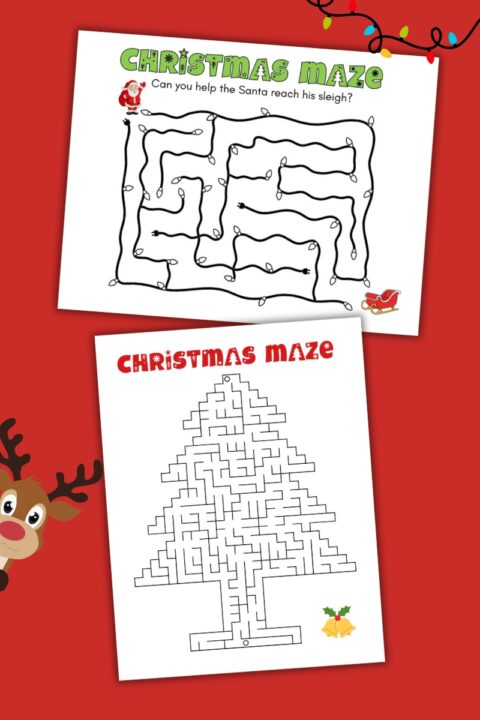 Free Printable Christmas Mazes