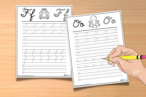 Free Printable Cursive Worksheets For Practicing Letters