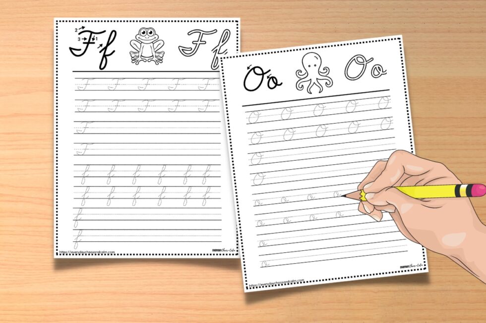 Free Printable Cursive Worksheets For Practicing Letters