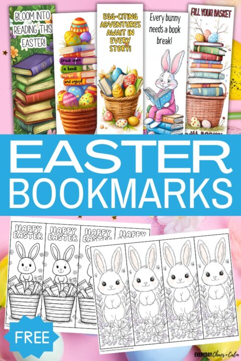Free Printable Easter Bookmarks