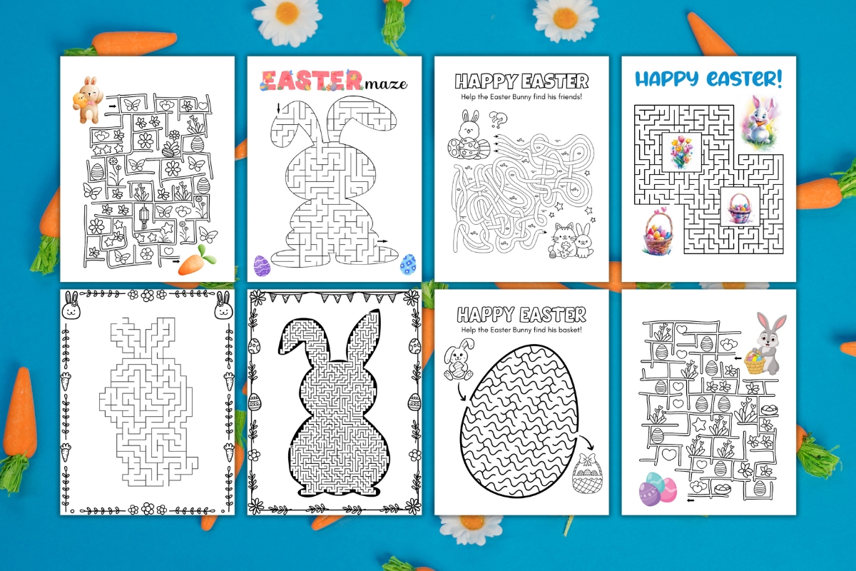 Free Printable Easter Mazes