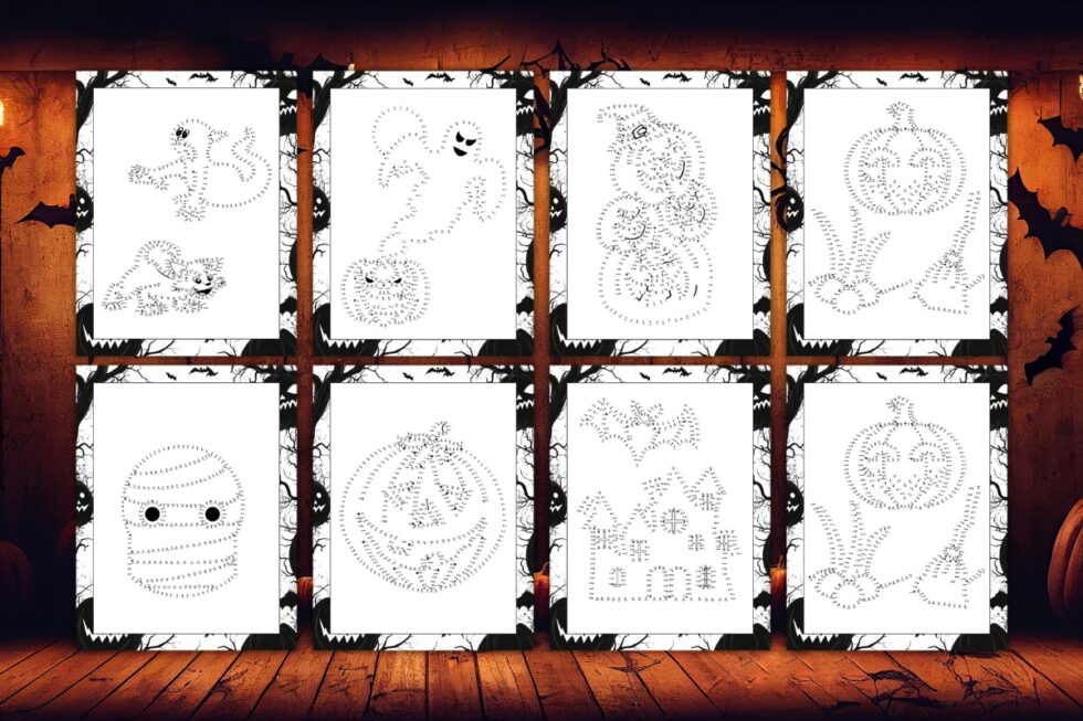 Free Printable Halloween Dot To Dot Puzzles