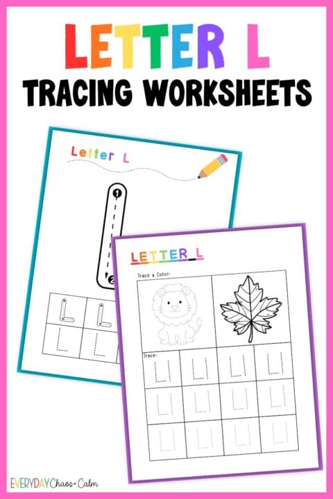 Free Printable Letter L Tracing Worksheets