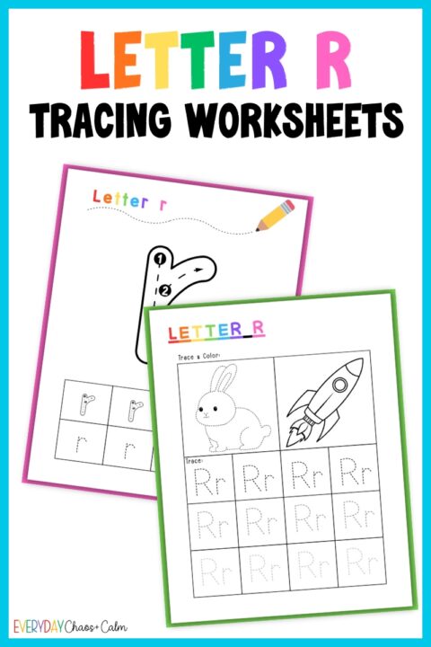 Free Printable Letter R Tracing Worksheets