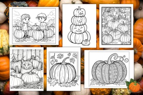 Free Pumpkin Coloring Pages For Kids