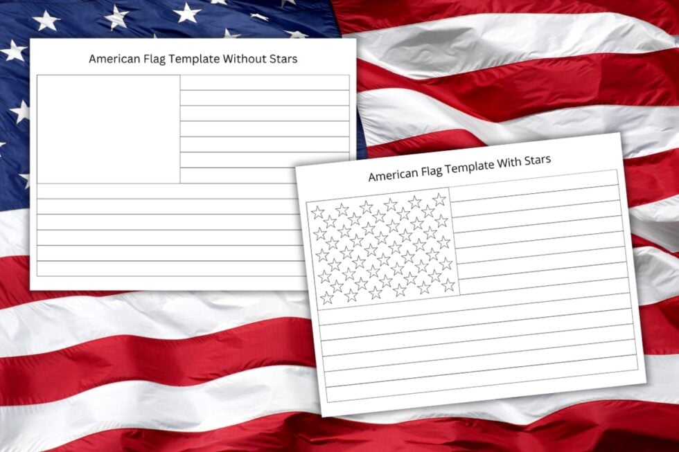 Free Printable US Flag Templates