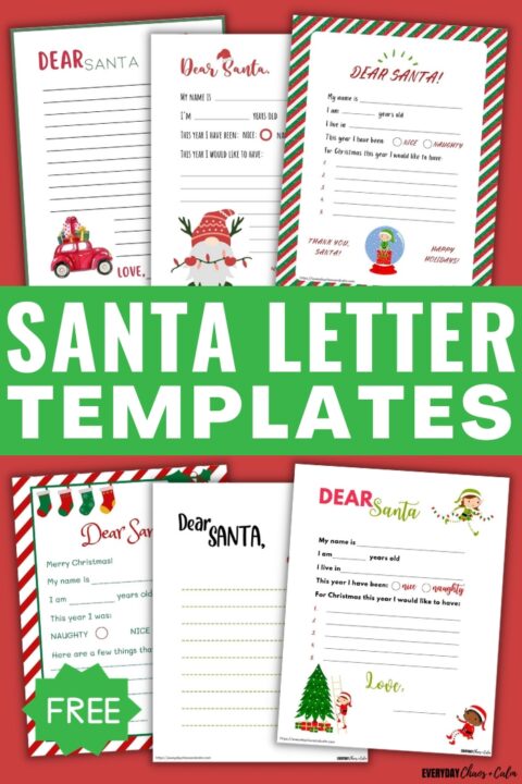 Free Printable Santa Letter Templates