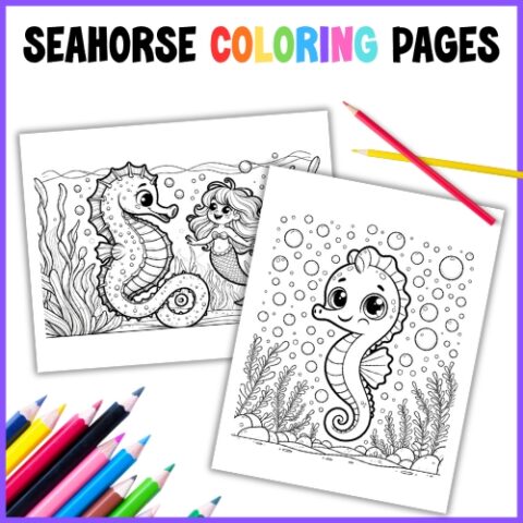 Free Ocean Animal Coloring Pages For Kids