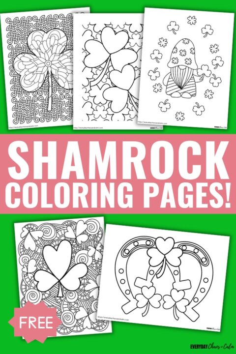 Free Printable Shamrock Coloring Pages For Kids