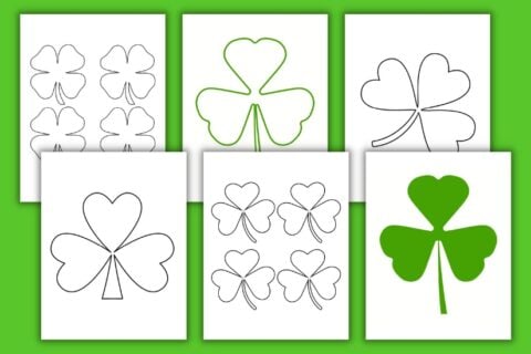 Free Printable Shamrock Templates