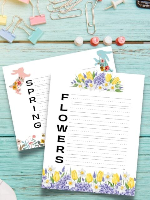 Free Spring Acrostic Poem Templates