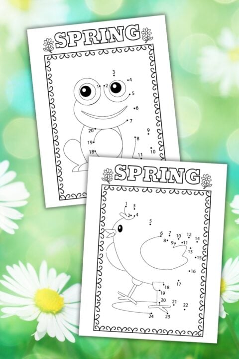 Free Spring Dot To Dot Printables