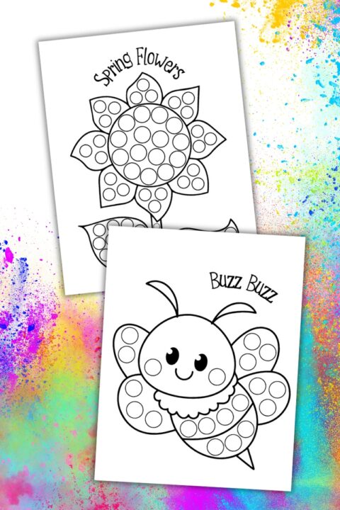 Free Spring Dot Marker Printables