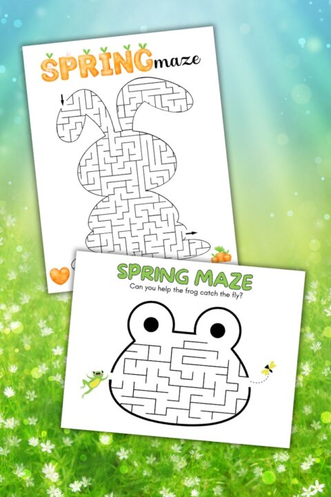 Free Printable Spring Mazes
