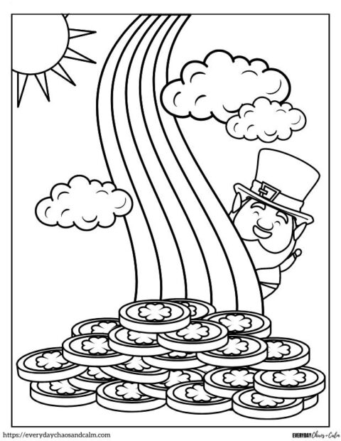 Free Printable St. Patrick's Day Coloring Pages For Kids