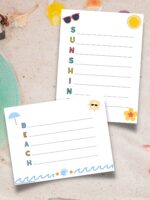 Free Printable Summer Acrostic Poem Templates