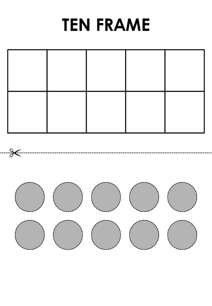 Free Ten Frame Printables For Math Activities