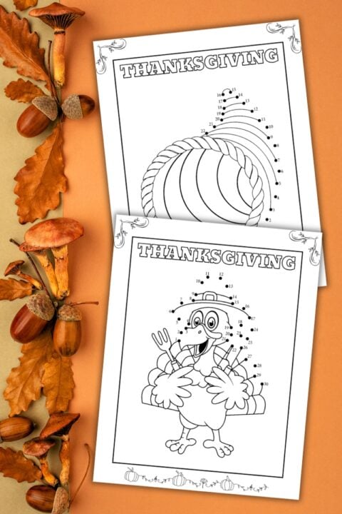 Free Printable Thanksgiving Dot To Dot Puzzles