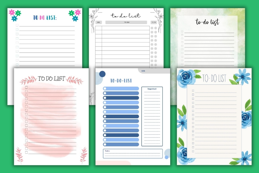 Free Printable To Do List Templates