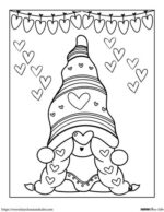 7 Free Valentine Coloring Pages For Kids