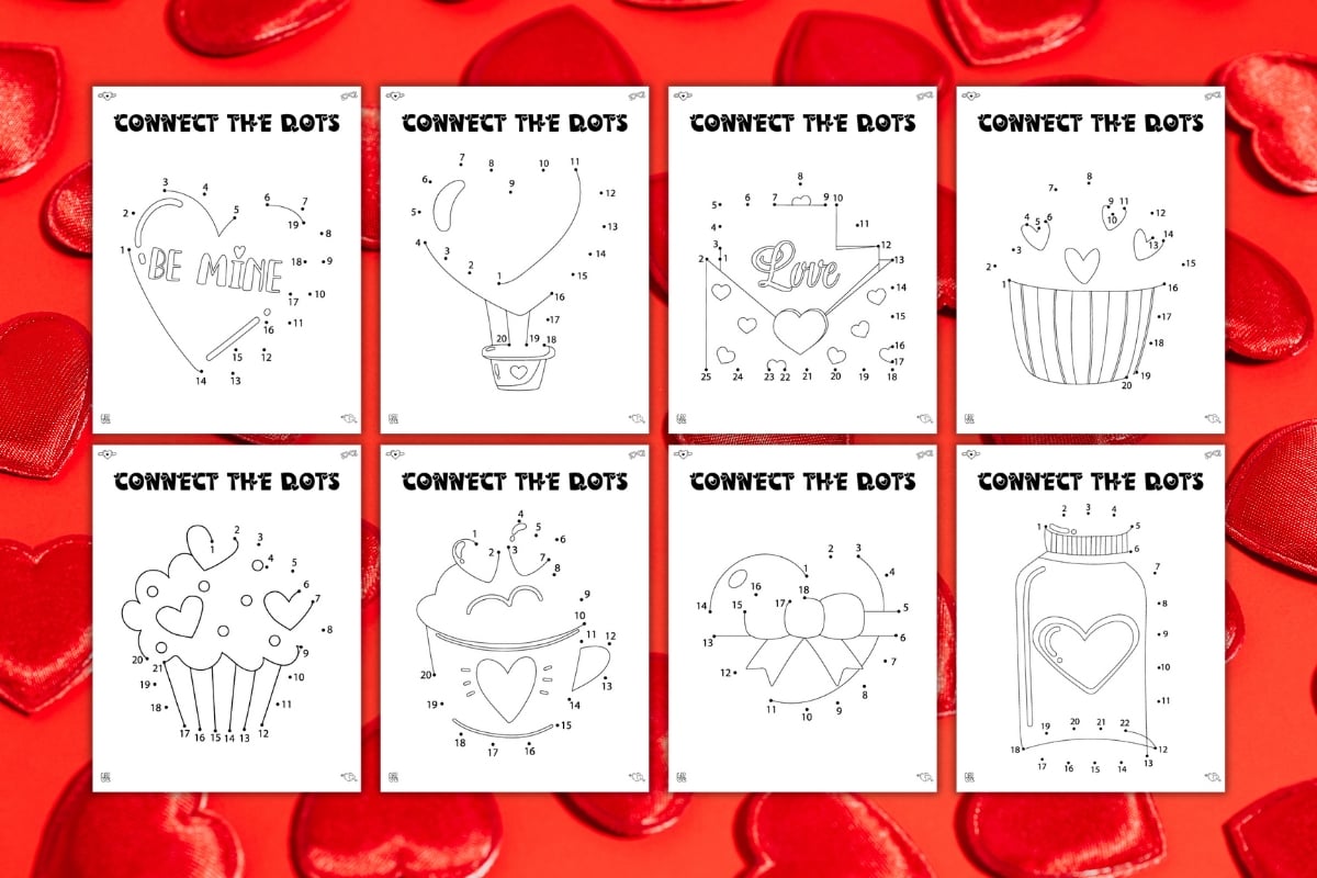 Free Printable Valentine Dot To Dots