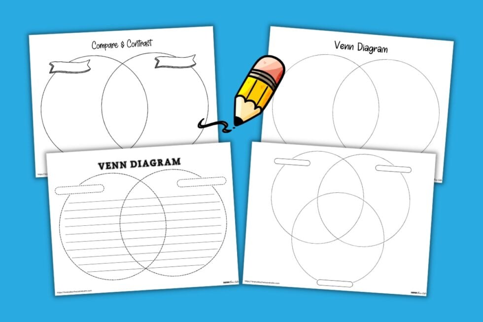 Free Printable Venn Diagram Templates & Worksheets