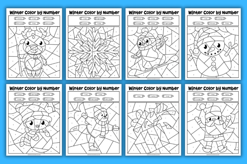 Weather Color By Number Coloring Pages Weather Color By Number Coloring Pages
